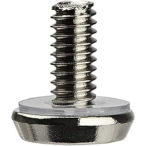 StarTech.com 12-24 Server Rack Screws - 50 Pack - Mounting Screws for Rack and Server Cabinets - Nickel-Plated, TAA (CABSCRWS1224)