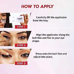 Ardell False Eyelashes Press On Lash Self-Adhesive Wispies Black 4 pack