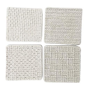 Fondant Impression Mat, Sweater Texture Design Silicone Cake Decorating Supplies for Cupcake Wedding Cake Decoration