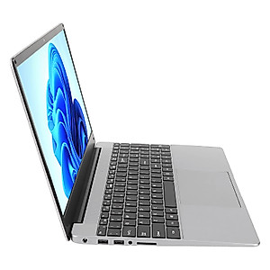 Tangxi Windows10 Computer Laptop, 15.6in HD Screen 1920x1080 Slim Notebook, I7 6th 4 Cores, 8GB RAM 1TB, 802.11.ac 2.4G 5GHz WiFi, Stereo Dual Speakers, Silver Gray Business Computer