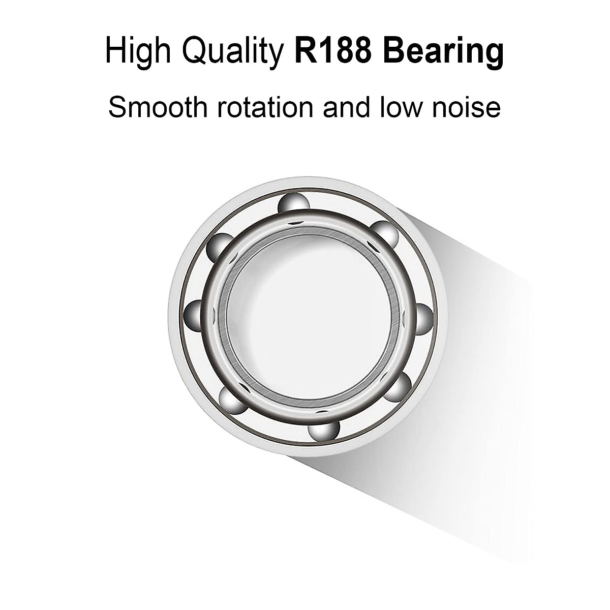 Aomeiter Desktop Motion Toys, Full Body Optical Illusion Fidget Spinner Ball, Creates a Mind-Bending Optical Illusion of Continuously Flowing Top Adult&Kids Pressure Reduction Toys Gifts