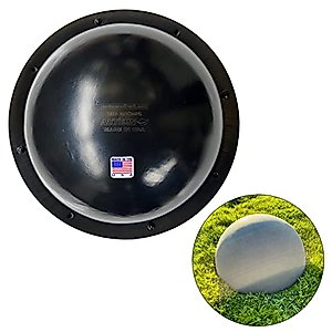 AUTUMN Half Ball Sphere Mold, Concrete Cement Semisphere Mold, Garden Decor Mold, 12'' Dia
