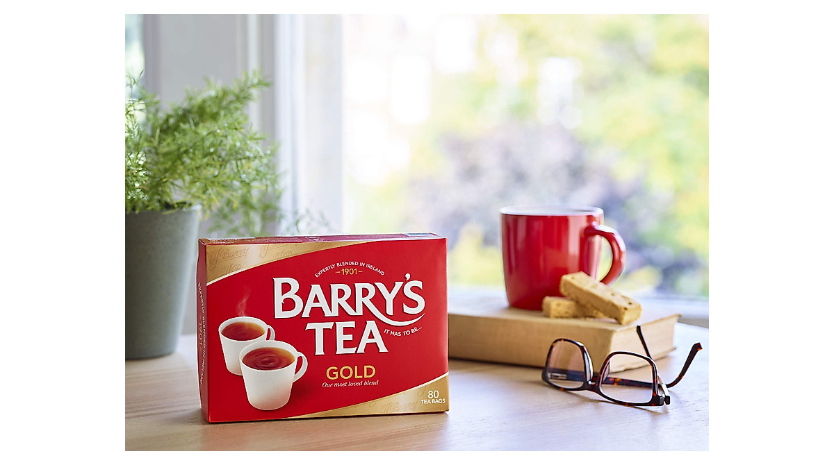 Barry's Tea Gold Blend Tea Bags - 80 Count | Irish Tradition Premium Tea