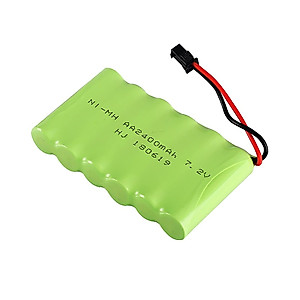 LSXLSD 7.2v 2400mah Rechargeable Battery Pack with USB 5in2 for Remote Control Car Model Boat Battery Power Supply DIY Model Making Accessories Boat (Color : 5pcs 5in2 USB)
