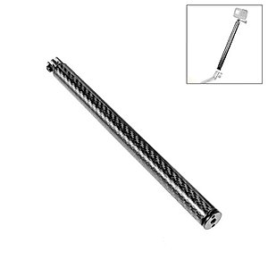 PULUZ 275mm Carbon Fiber Rod, Aluminum Alloy Carbon Fiber Floating Buoyancy Selfie-stick Extension Arm Rods for GoPro HERO9 Black / HERO8 Black / HERO7 /6/5, DJI Osmo Action and Other Action Cameras