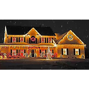 Black Halloween Christmas HookTM 50 Count | for gutters with mesh Gutter Guard | Clips | Hangers | to Hang Christmas Lights on gutters with Gutter Guard in Place | Clip | Made in USA
