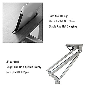 Podium Portable Pulpits Adjustable Height Lecterns Standing Desk Presentation Stand with Wheels Speaking Lectern Load 80 Kg