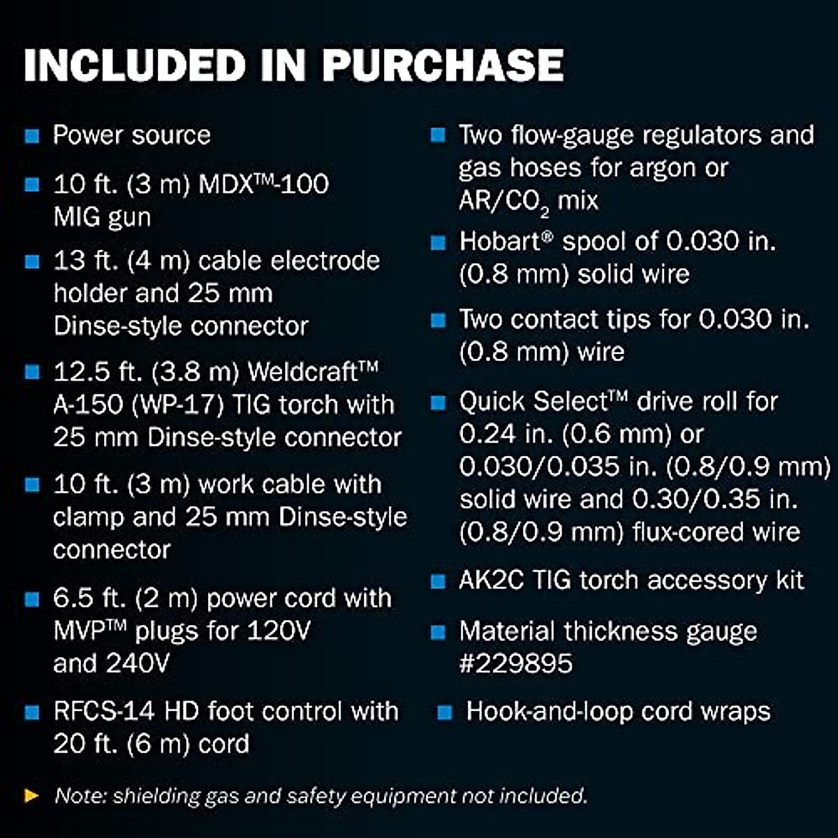 Miller Multimatic 220 AC/DC Multiprocess Welder, for 120/240-Volt Power Sources