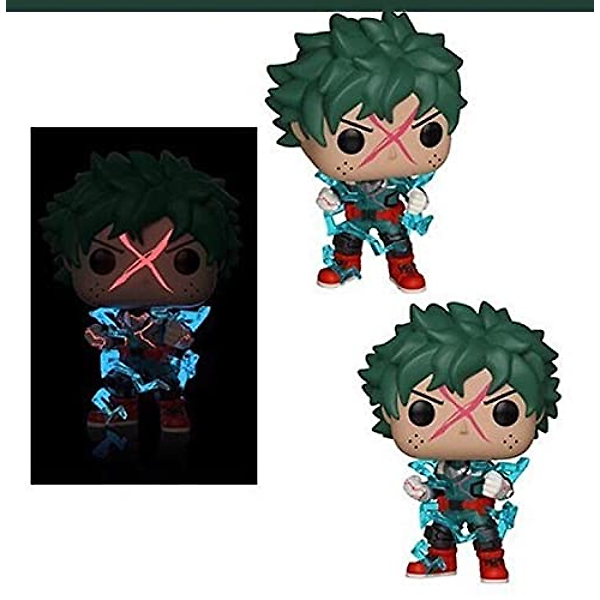 Funko My Hero Academia - Deku Full Cowl (Izuku Midoriya) Glow-in-The-Dark Pop! Vinyl Figure (Bundled with Compatible Pop Box Protector Case)