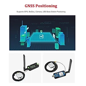 waveshare SIM7600G-H 4G DONGLE LTE USB Adapter for Industrial Grade 4G Communication and GNSS Positioning,Support/PC/Raspberry Pi/Drone/Industrial Computer,150Mbps Downlink Rate,Global Band Support