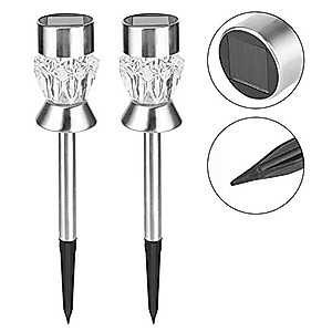 ciciglow Solar Lawn Lamps, AutoSensing Function Energy Saving Household Lighting Decoration for Courtyard Garden Home Use