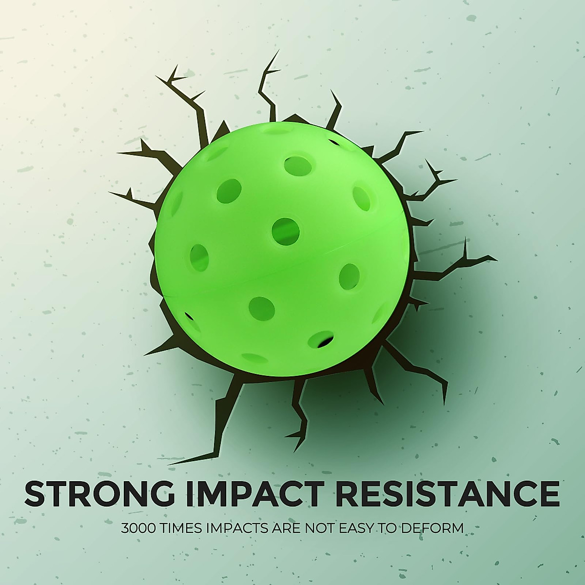 Hzdyopk 4pcs Pickleball-Balls, USAPA Standard 40-Hole Outdoor Wiffle Balls, with Mesh Bag and 2 Ball Picker，Fluorescent Glowing Ball, Unique Gift for Pickleball Lovers