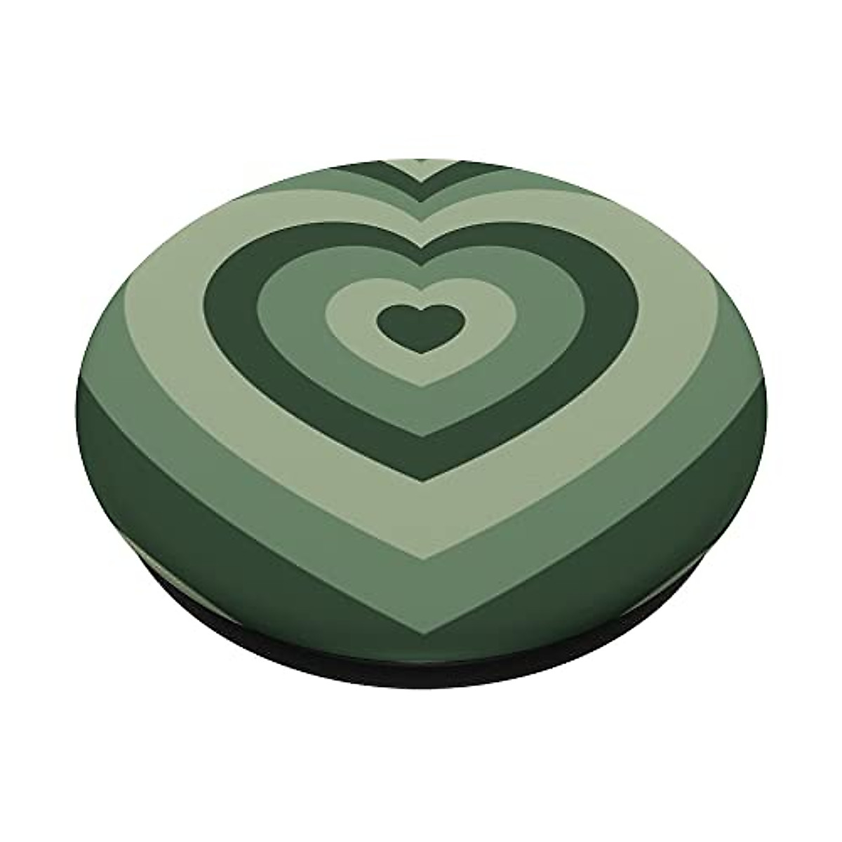 Aesthetic Sage Green Coffee Latte Love Heart Fashionable PopSockets Swappable PopGrip