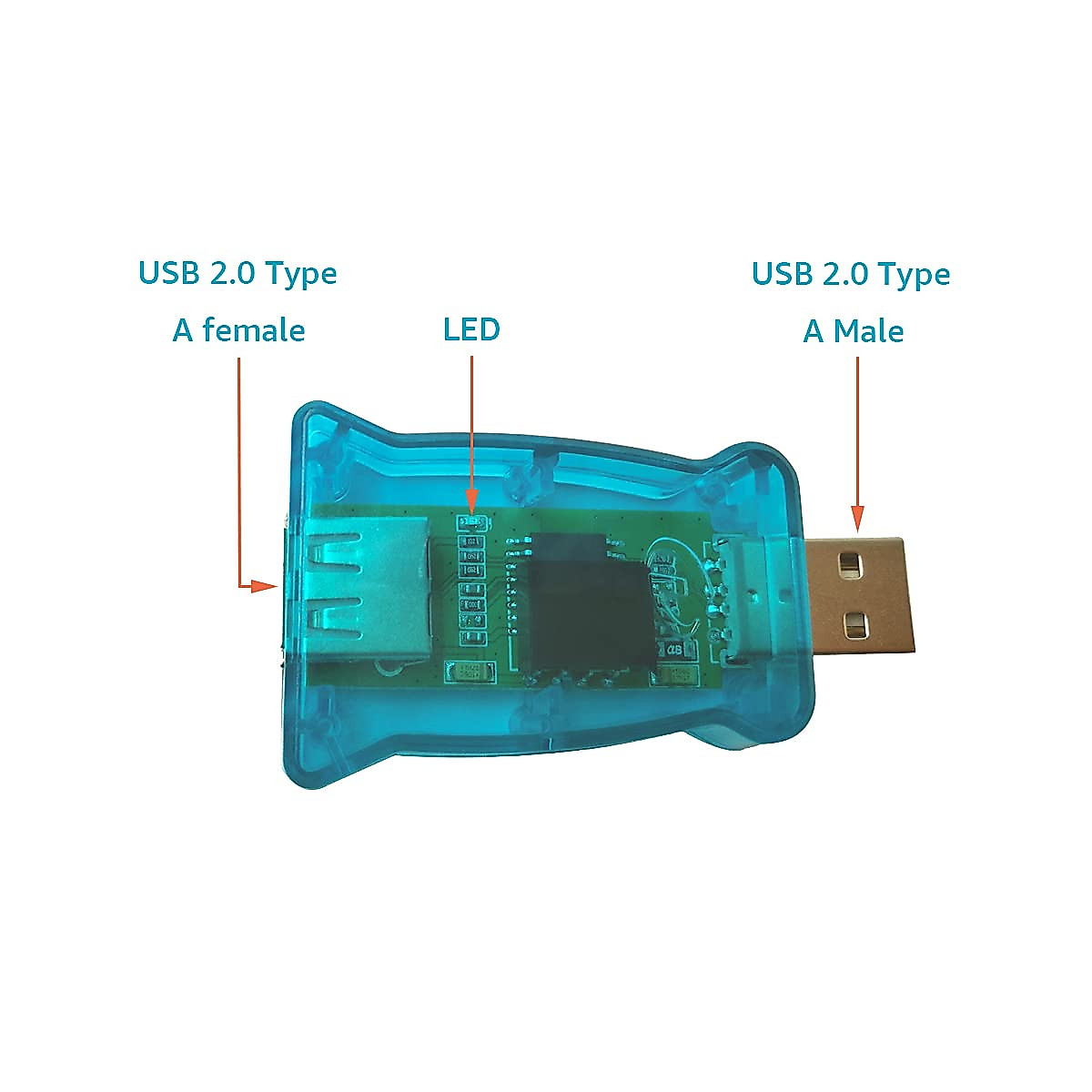 DSD TECH SH-G01A USB Isolator with ADUM3160 Chip 12M