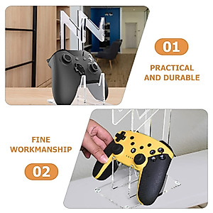 Headphone Storage Rack Clear Headphone Supports Game Handle Holder Headphone Display Holder Game Controller Storage Rack Controller Support Stand Game Controller Bracket