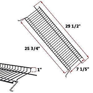Uniflasy Grill Replacement Parts kit for Charbroil 463436215 463436214 463436213 467300115 463234413 Thermos 466360113 Grill Heat Plate, Burners Warming Rack