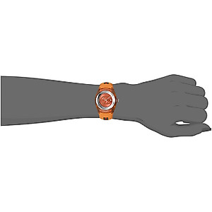Gucci Stainless Steel Watch with Orange BYNC Band(Model:YA137311)