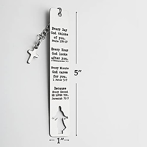 Psalm 139:17 Inspirational Bookmarks Gifts for Women, Men, Book Lover, Christian Gifts for Women, Men, Girls, Boys, Religious Gifts for Daughter, Son, Faith Gifts for Men,Teen, Women, Kids, Readers