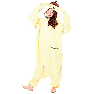 SAZAC Kigurumi - Pompompurin - Onesie Jumpsuit Halloween Costume (X-Large)