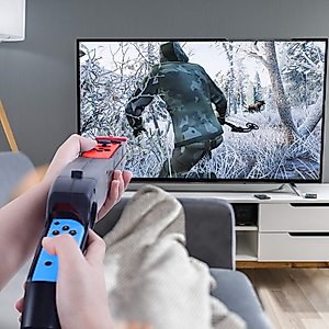 INFURIDER Game Gun Controller for Nintendo Switch Hunting Game,Handle Grips Compatible for Joy-con Shooting Games,Gunshot Controller Adapt for Other Shooting Game on Switch