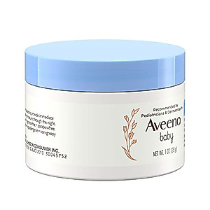 Aveeno Baby Eczema Therapy Nighttime Balm with Colloidal Oatmeal, Travel Size, 1 oz