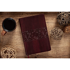 The Passion Translation New Testament, Burgundy, Large Print (Faux Leather) – In-Depth Bible with Psalms, Proverbs, and Song of Songs, Makes a Great Gift for Confirmation, Holidays, and More
