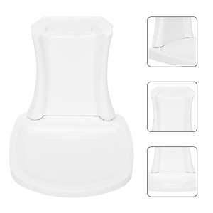 Zerodeko 1pc Soap Dispenser Tray Soap Dispenser Holder Soap Dispenser Drip Guard Soap Dispenser Drip Catcher Holder Office Hand Washer Accessory Sink Automatic Plastic White