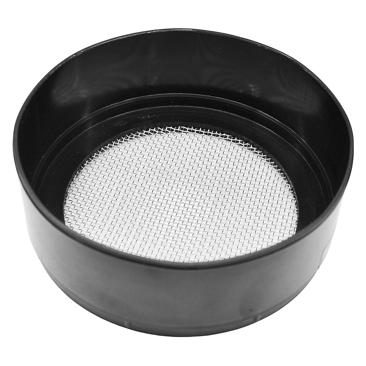 EISCO 6 Piece Stackable Assorted Mesh Sieve Set, 7 Inch - Plastic - Includes #5, 10, 60, and #230 Plus Bottom Pan and Cover