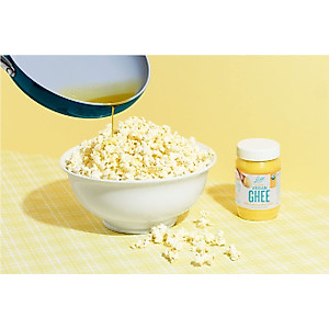 Livlo Organic Vegan Ghee - Plant Based Butter - No Refrigeration Necessary - Dairy Free, Soy Free, Gluten Free Substitute to Ghee and Butter - 14 oz.