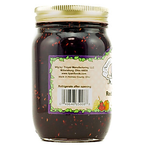 Amish Wedding Red Raspberry Jam 18oz (Pack of 2)
