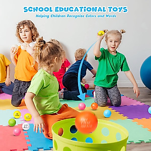 72 Pcs Motivational Stress Balls Colorful Foam Balls Inspirational Stress Relief Balls for Adults Kids Hand Exercise Stress Balls Anxiety Balls Fidget Toys for Motivating Encouraging (Fresh Colors)