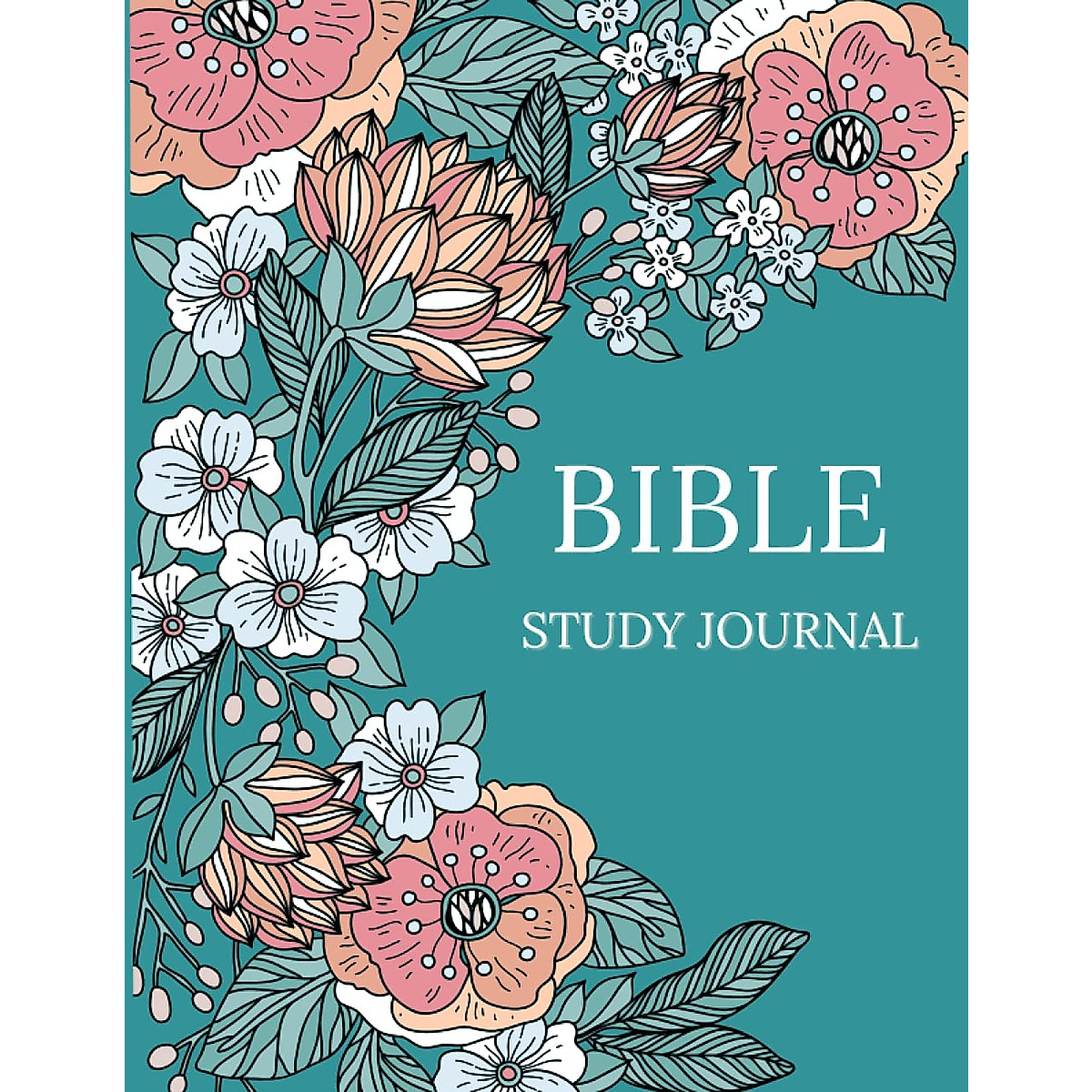 Bible Study Journal: Scripture Notes Bible Study Notebook – A Notebook for Recording Scripture and Sermon Notes, Weekly Prayer List Notebook – Bible Journaling Kit for Women