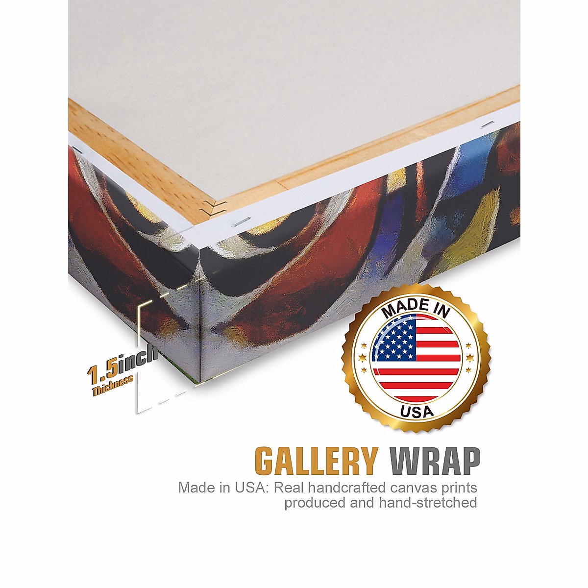 IPIC - A bouquet of beautiful flowers, oil painting in Picasso style. Giclee Print on Canvas Wall Art for Home Decor. 36x24