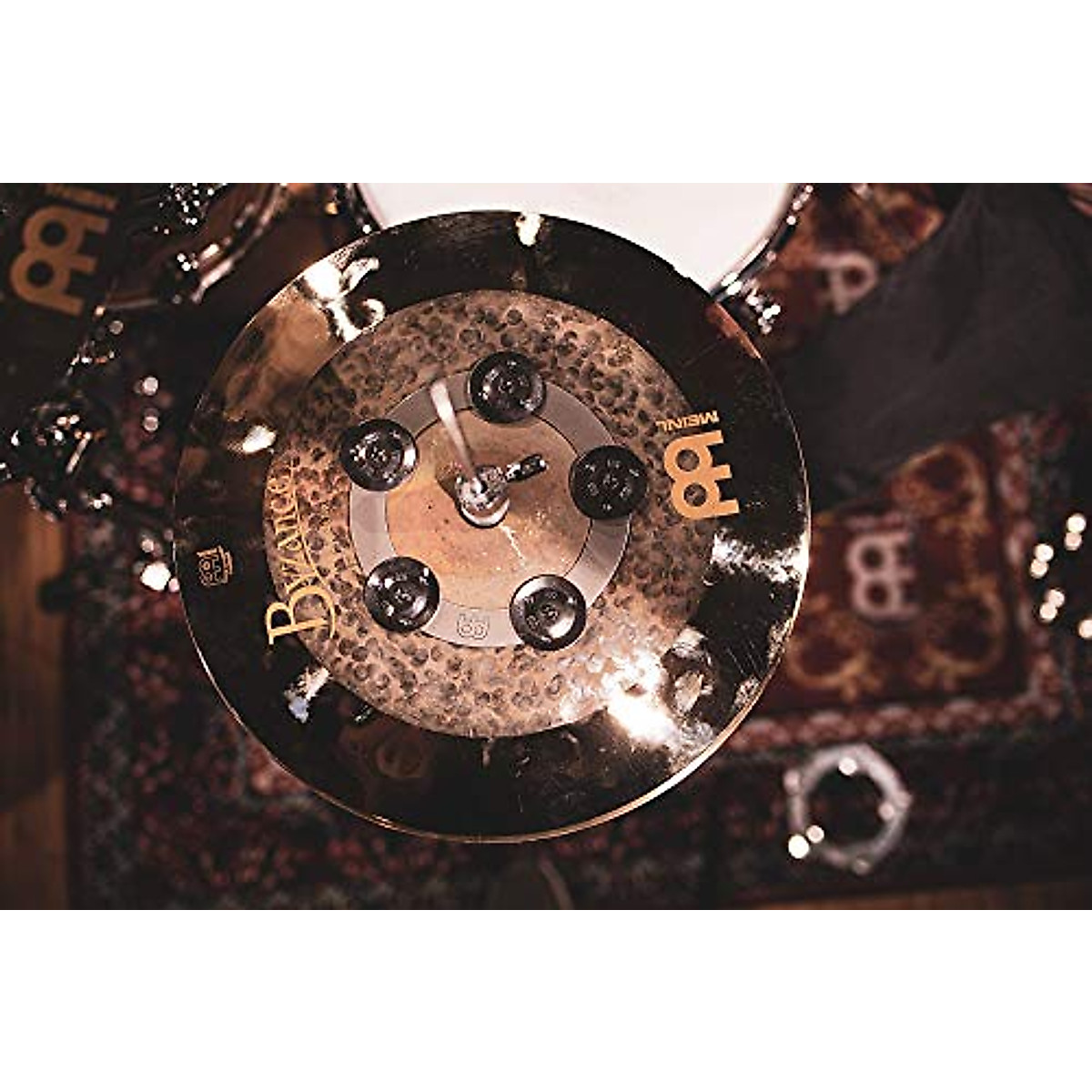 Meinl Cymbals Ching Ring Tambourine Jingle Effect, Stainless Steel — NOT Made in China — for Hihats, Crashes, Rides and Stacks (CRING)