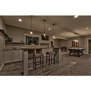 Edison 1-Light Plug-in Pendant, Matte Black, Black Woven Fabric Cord, in-Line On/Off Switch,65114