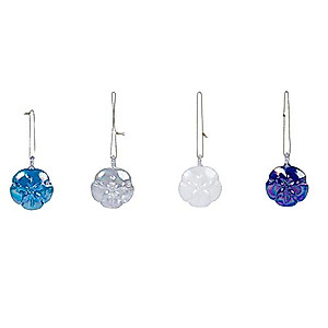 Beachcombers 4/A Glass Sand Dollar Ornament Multi