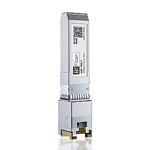 10Gb SFP+ RJ45 Transceiver, 10Gbase-T SFP+ Ethernet Module Support 10G/5G/2.5G/1.25G, Compatible with Cisco SFP-10G-T-S, Ubiquiti UF-RJ45-10G, UniFi, Meraki,MikroTik,Supermicro and More, 30m