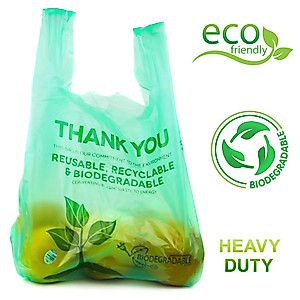 Biodegradable Bags Biodegradable Plastic Bags Compostable Plastic Bags Bio Bags Eco Friendly Plastic Bags Green Biodegradable Bags Pack of 200