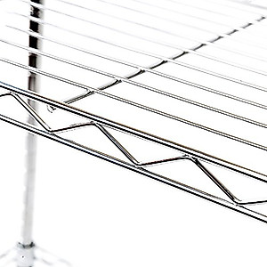 WiCCI gt6-ZJ Closet Organizer Garment Rack Clothes Hanger Home Shelf Heavy Duty Chrome