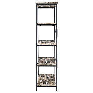 Coaster Furniture Bookcase Salvaged Cabin and Black 801552