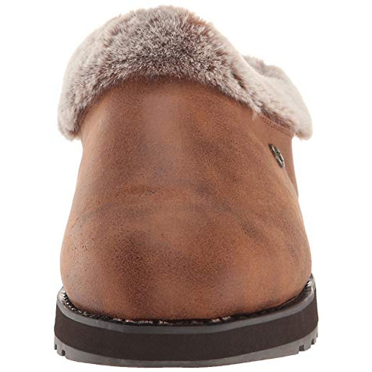 Skechers Women's Keepsakes-R E M Faux Fur Lined Shootie with Memory Foam Slipper, Brown, 9