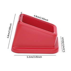 G Ganen 2-Pack Buckle Holder Compatible with Baby Seat - Keep Buckle in Upright Position and Makes Buckling Easier (Red, Regular)