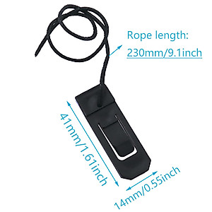 ZCZQC Surfboard Fin Buckle 4PCS Black Nylon Surfboard Longboard Surfing Fin Clip Water Divider Buckle Skeg Fin Lock Tail Clip