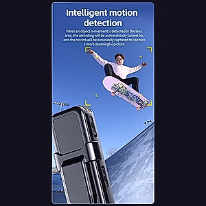 BOLORAMO Wearable Camera, 16G Storage USB2.0 Interface WiFi Sports Camera Infrared Night for Video Shooting