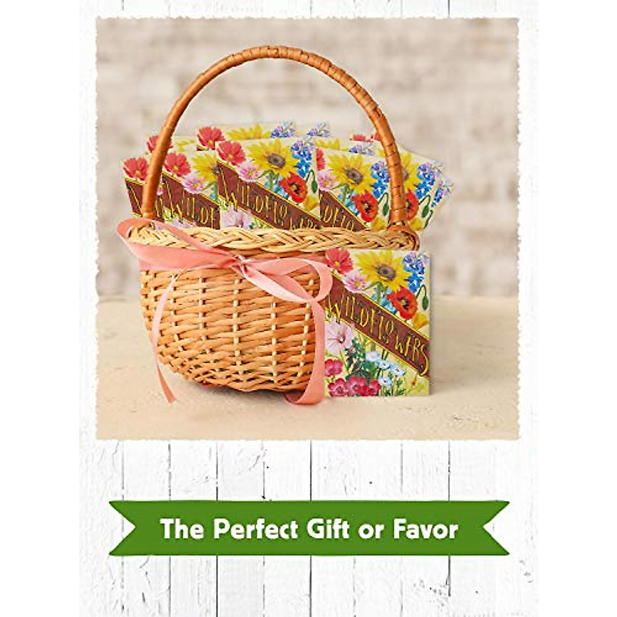 American Meadows Wildflower Seed Packets Wildflower Party Favors for All Occasions (Pack of 20) - Wildflower Seed Mix, Plant Year-Round, Great Gift for Hostesses, Showers, Weddings, Thank You