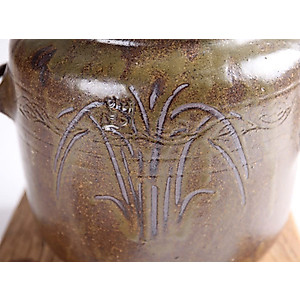 Korean Onggi, Kimchi pot, Rice jar, Ceramic, 5L