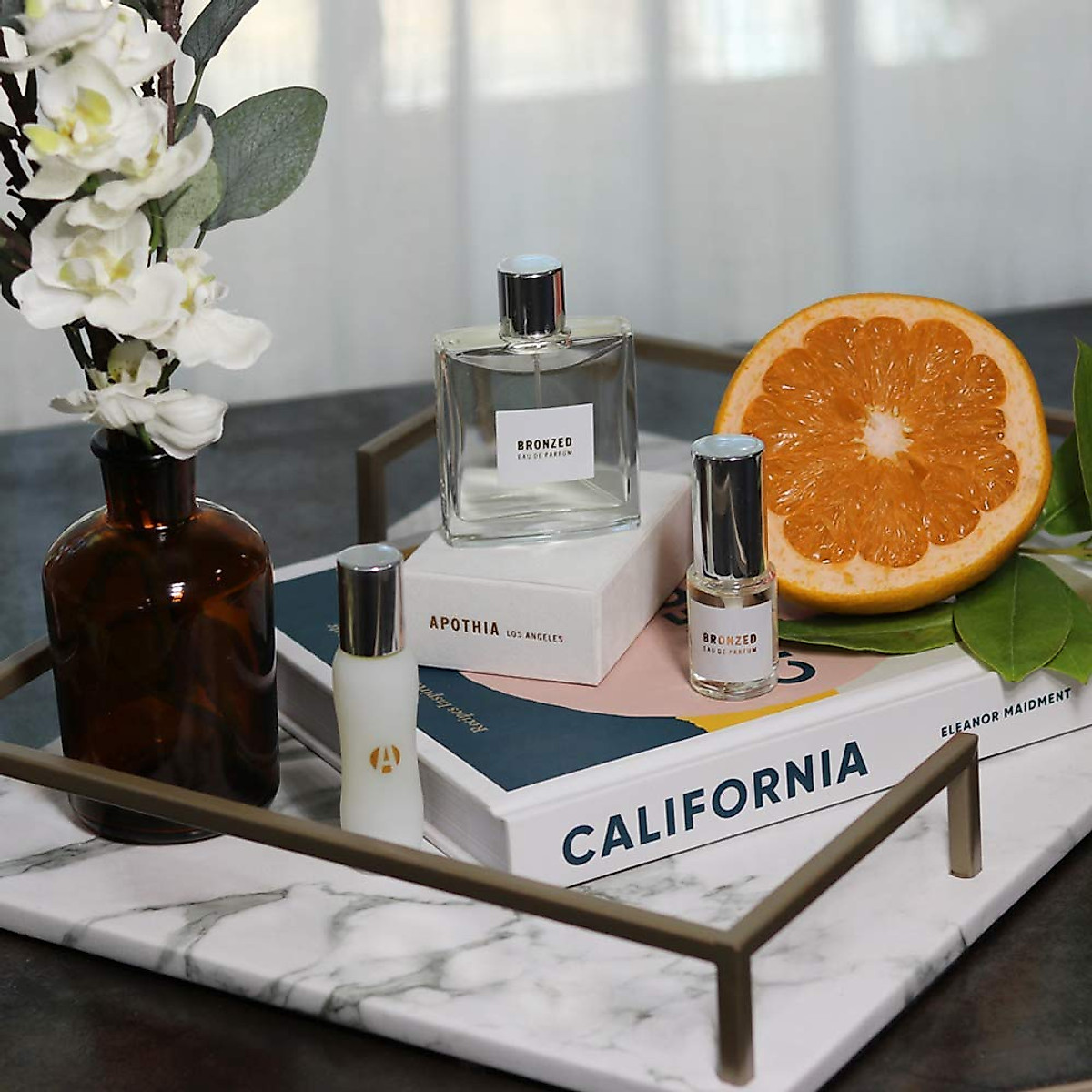 APOTHIA | Bronzed Travel Eau de Parfum | Bronzed Perfume Orange Blossom & Jasmine | Award Winning Fragrance | Premium Ingredients | Long Lasting Scent | 0.4 oz | 12 ml | Convenient Travel Size