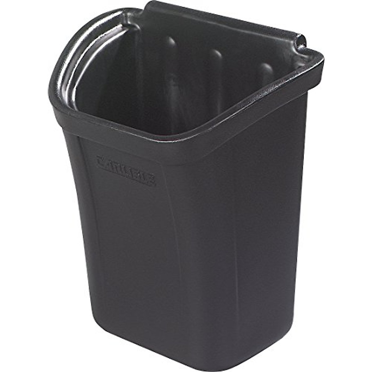 CFS CC11TH03 Trash Bin for Bussing Cart, 7 gal Capacity, 22" Height, 18" Width, 12.25" Length, Polyethylene (PE), Black