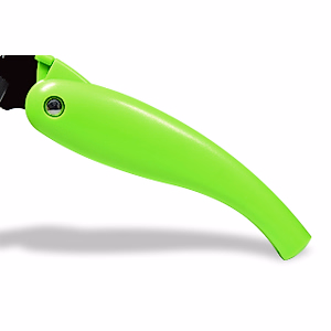 Seki Japan Folding Fruit Knife, Small Peeling Knife, 3.3-inch stainless steel blade with green plactic handle, for kitchen and outdoor