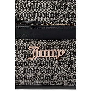 Juicy Couture Pullout Pouch Backpack Black/Beige One Size